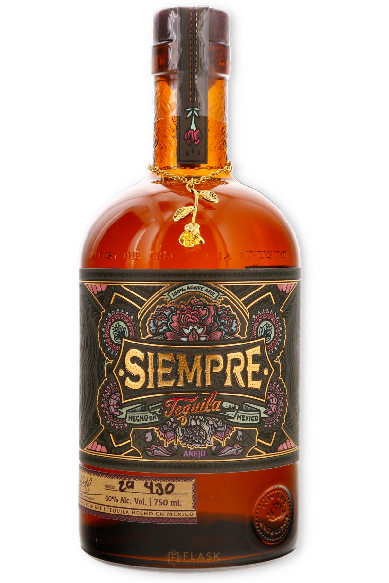 Siempre Tequila Anejo 750ml | Flask Wines