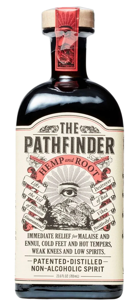 The Pathfinder Hemp & Root N/A Amaro 750ml - Flask