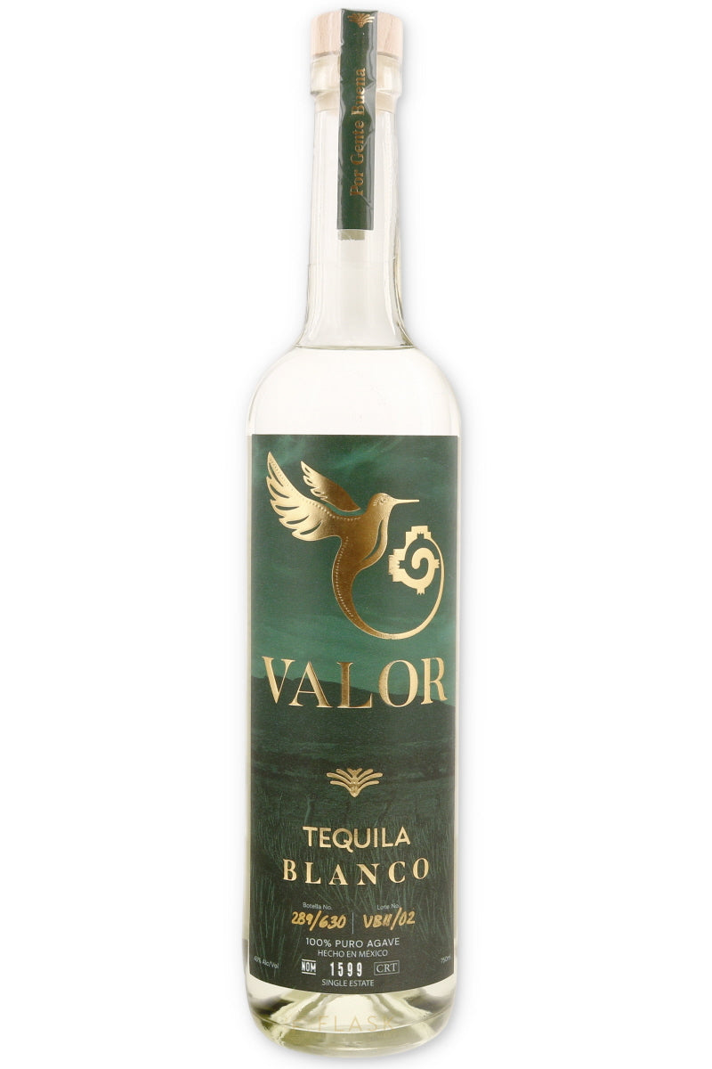 Valor Tequila Blanco Batch Dos 750ml 86 proof - Flask
