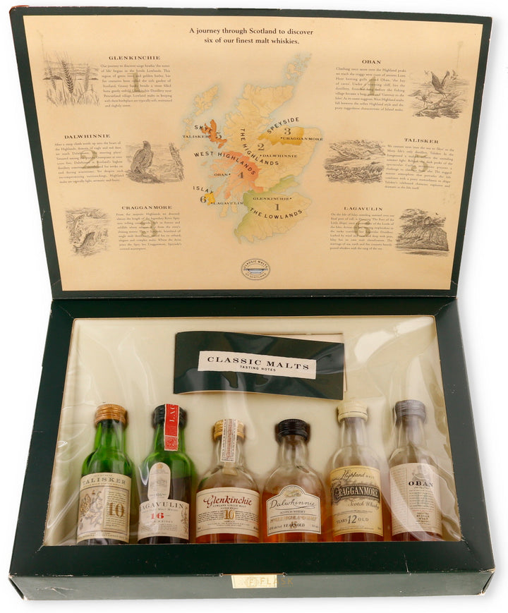 Buy Classic Malts of Scotland 6x50ml Miniature Set | Flask