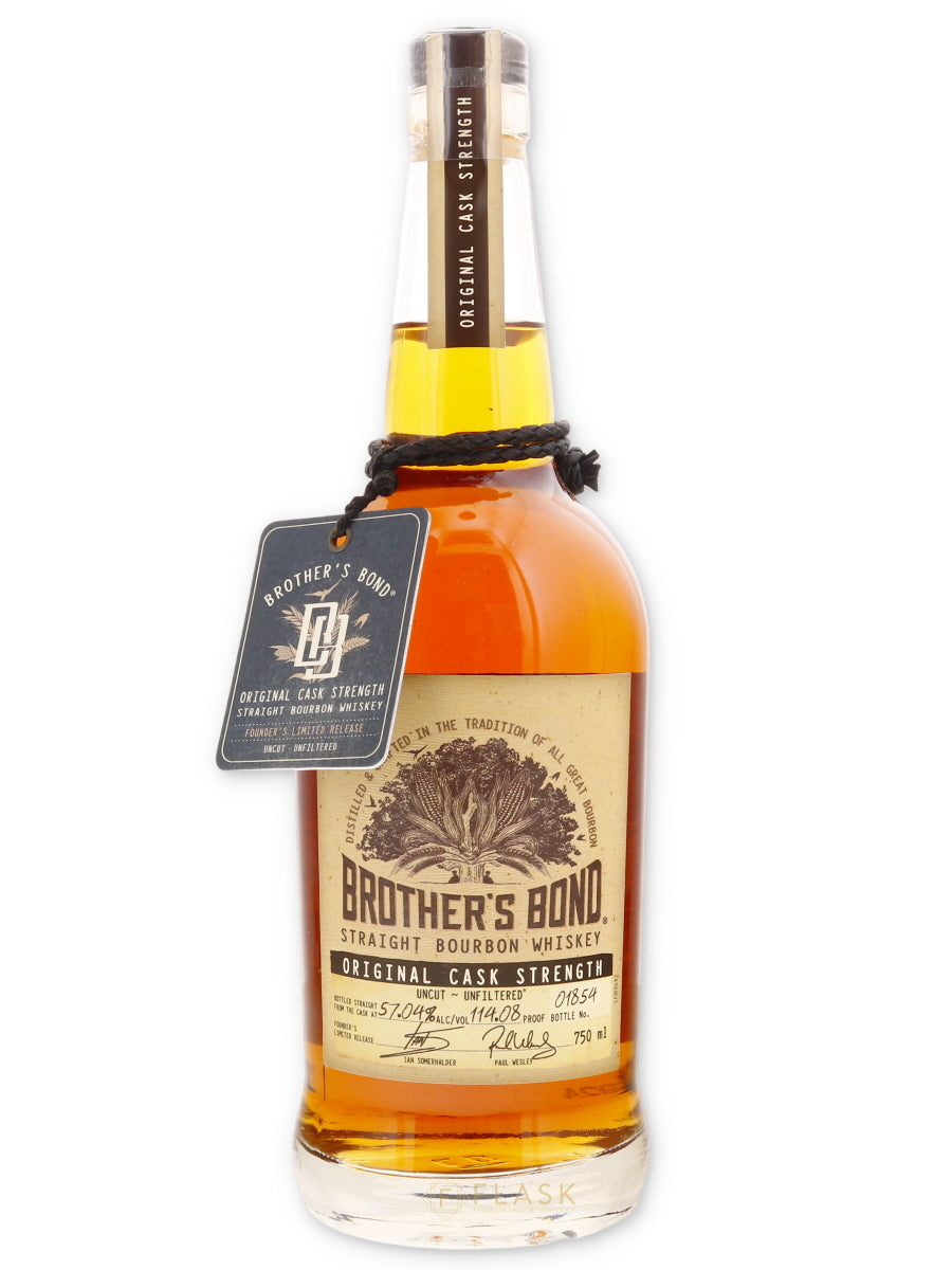 Brother's Bond Original Cask Strength Straight Bourbon Whiskey - Flask