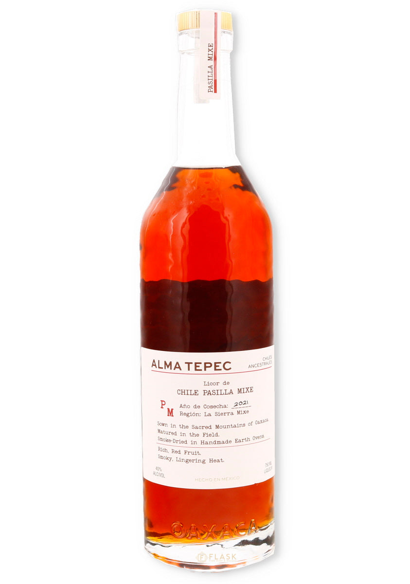 Alma Tepec Chili Pepper Liqueur Pasilla Mixe 80 | Flask Wines