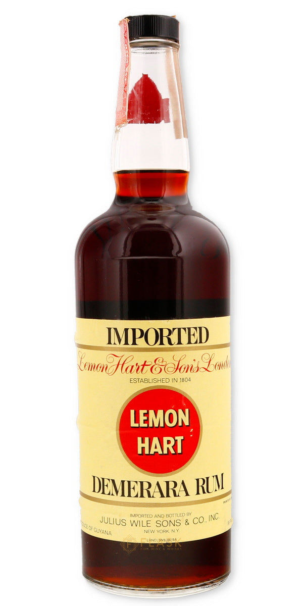 Lemon Hart Demerara Rum 1970s / Julius Wile Import