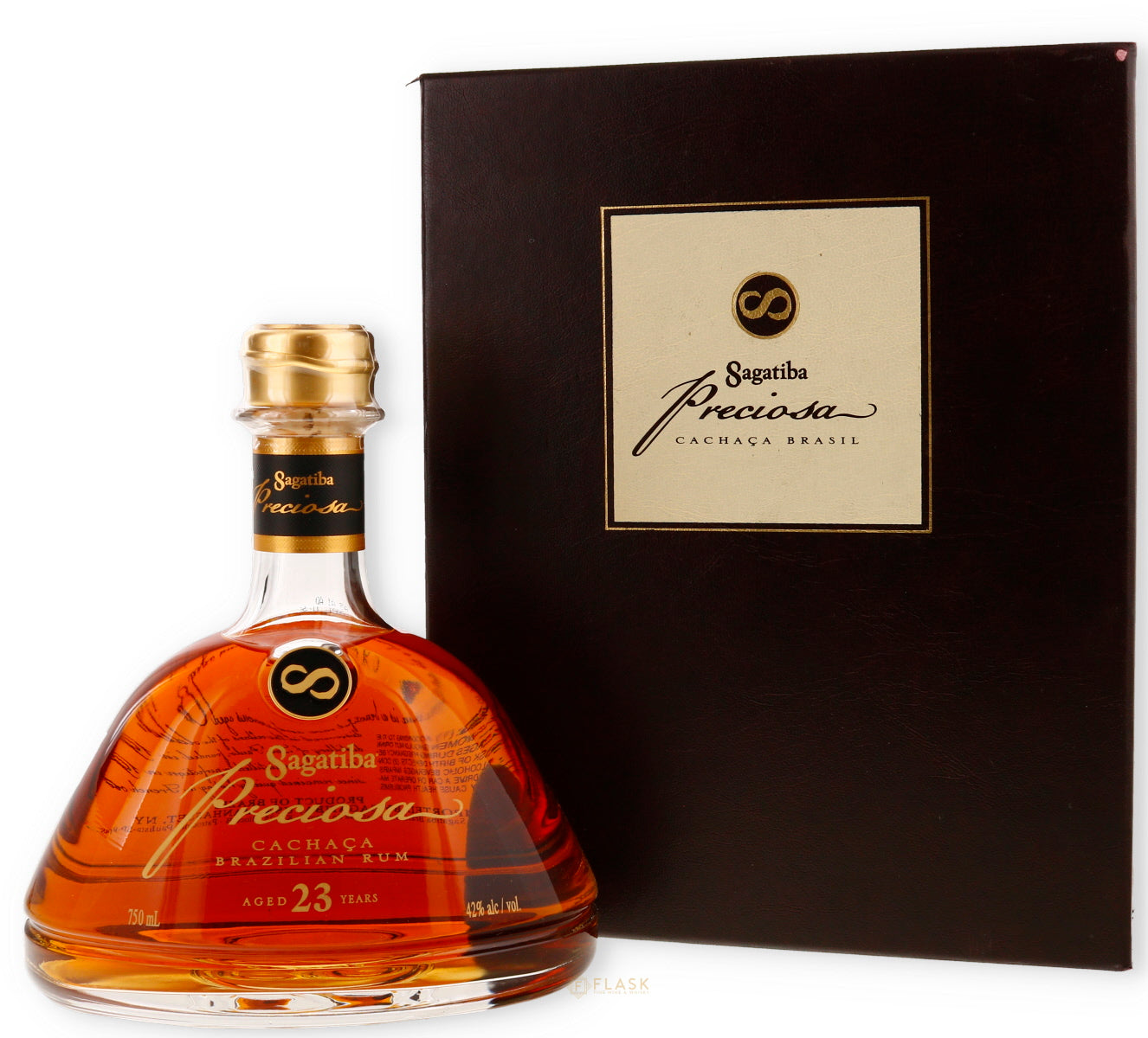 Buy Sagatiba Preciosa 23 Year Old Cachaca | Flask