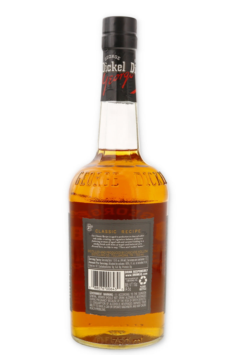 Buy George Dickel Classic Recipe Tennessee Whiskey 750ml | Flask