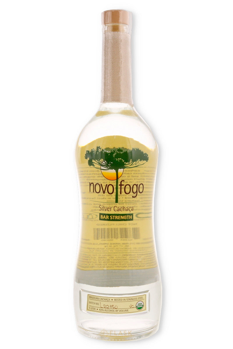 Buy Novo Fogo Silver Cachaca Bar Strength 1 Liter | Flask