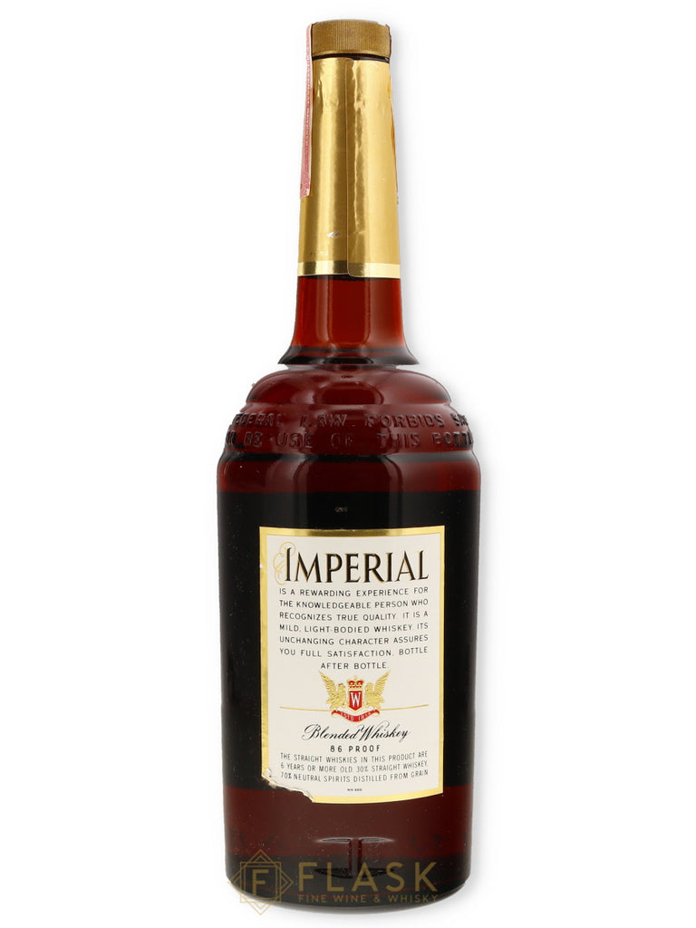 Buy Imperial Hiram Walker Whiskey Vintage 1960s 1 Quart | Flask Wines